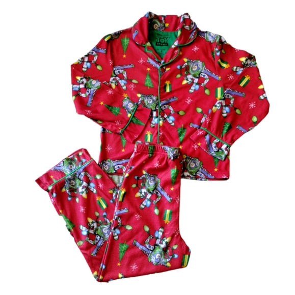 Disney | Pajamas | Toy Story Buzz Lightyear Christmas Themed 2piece ...
